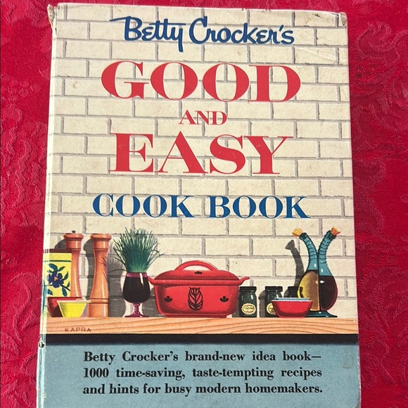 Betty Crocker | Kitchen | Vintage 954 Betty Crockers Good And Easy Cook ...